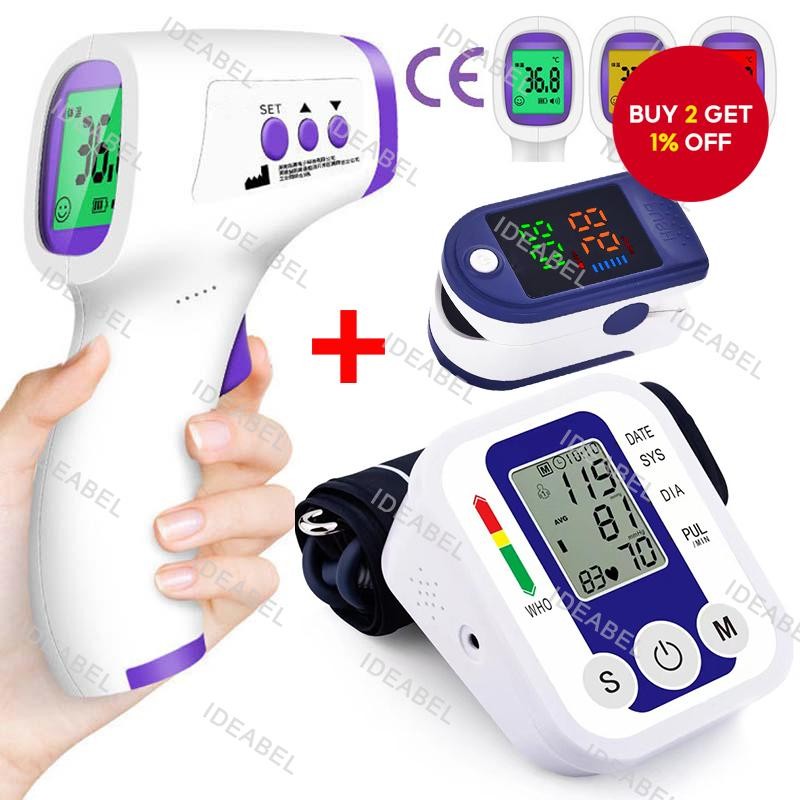 Health Care Pulse Meter BP Monitor Automatic Sphygmomanometer LCD ...