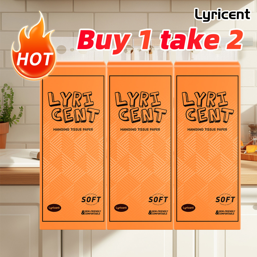 【3 packs】1800sheets tissues Wall-Mounted Tissue Paper XL Size hang ...