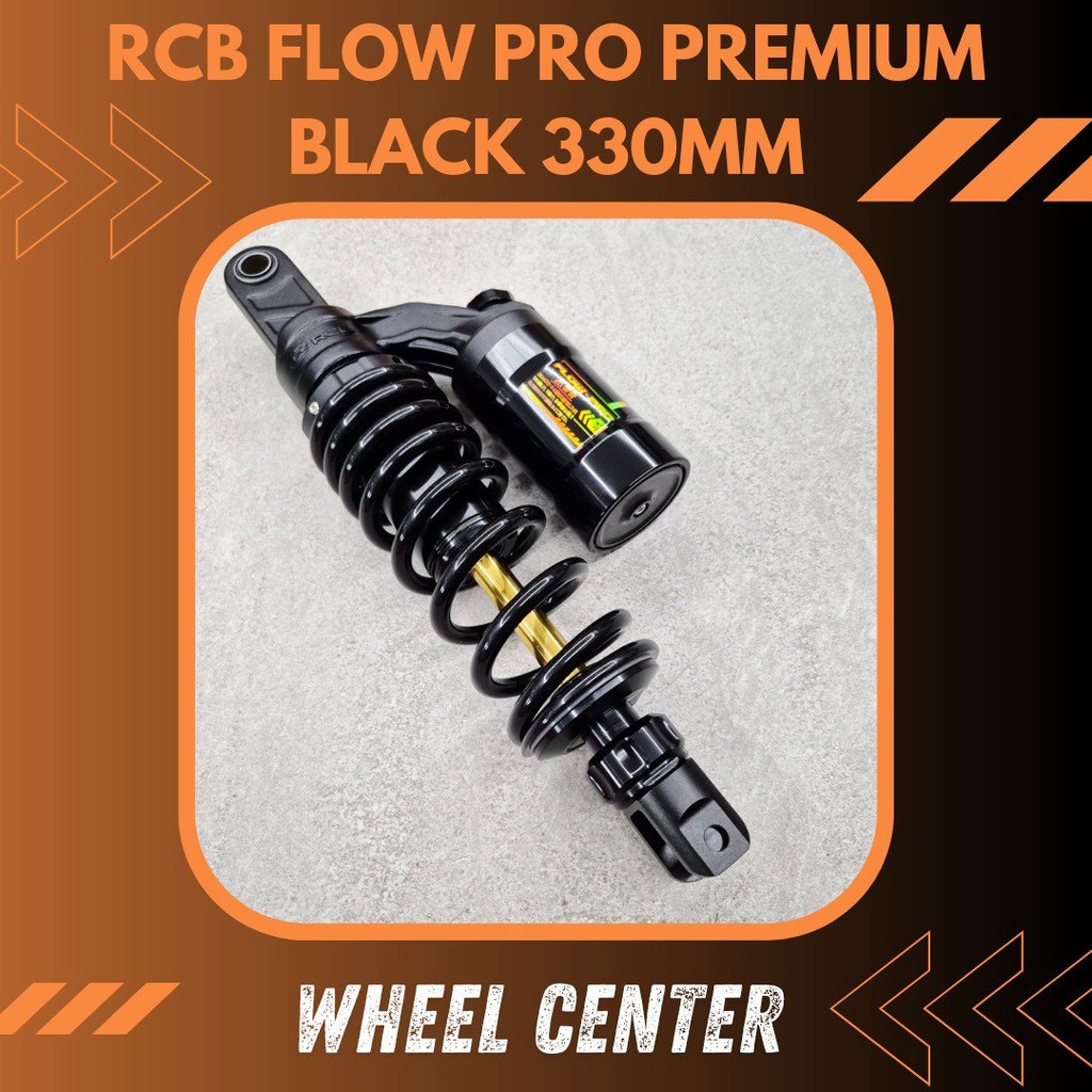 Racing Boy RCB Flow Pro Shock Absorber 330mm for Honda Click 125i 150i ...