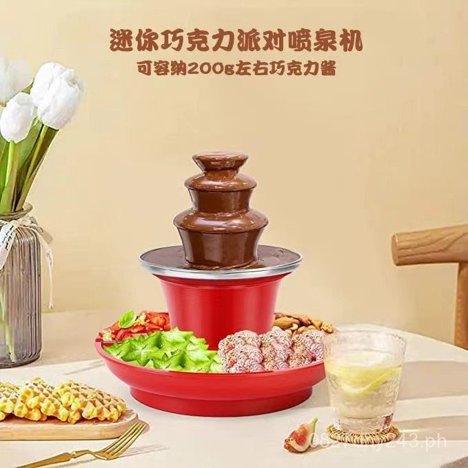 Waterfall Molten Hot Pot Chocolate Automatic with Three-Layer Fruit ...