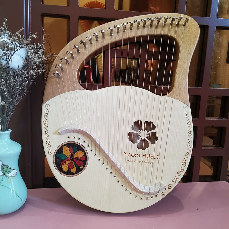 Beginner Portable lyre 10/19-Tone Harp Easy-to-Learn 1 Small lyre ...