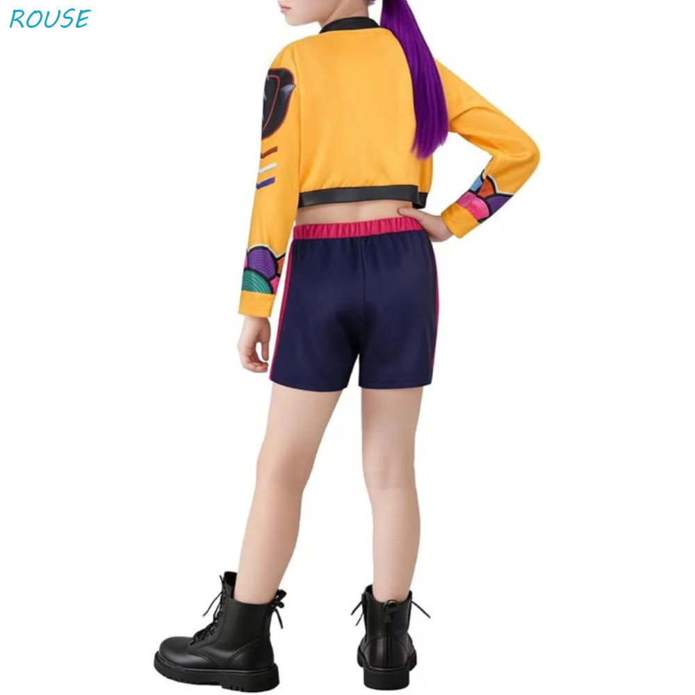 ROUSE Demon Hunters Cosplay Costume, 3D Printed Pattern Elegant Dress ...