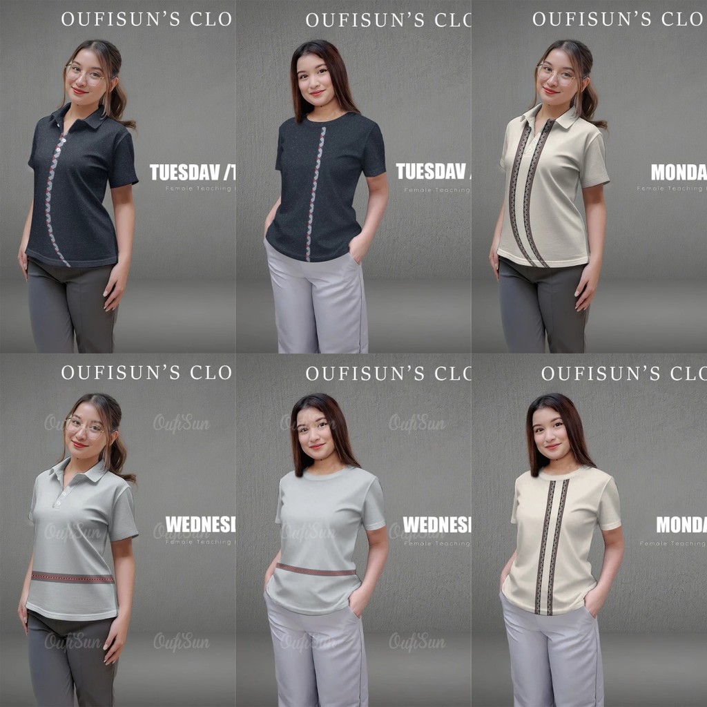 2025 New Deped Uniforms Tuesday & Thursday Uniform For Female Polo ...