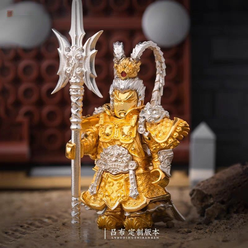 Craftsman Big Player Series Lu Bu Decoration Desktop Copper Handle ...