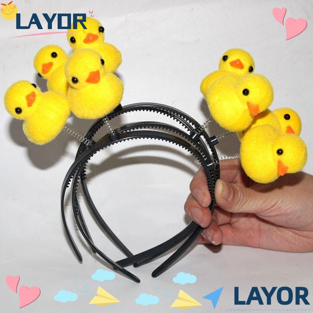 LAYORPH Headband, Little Yellow Duck Makeup Headwear, Headdress Wash ...