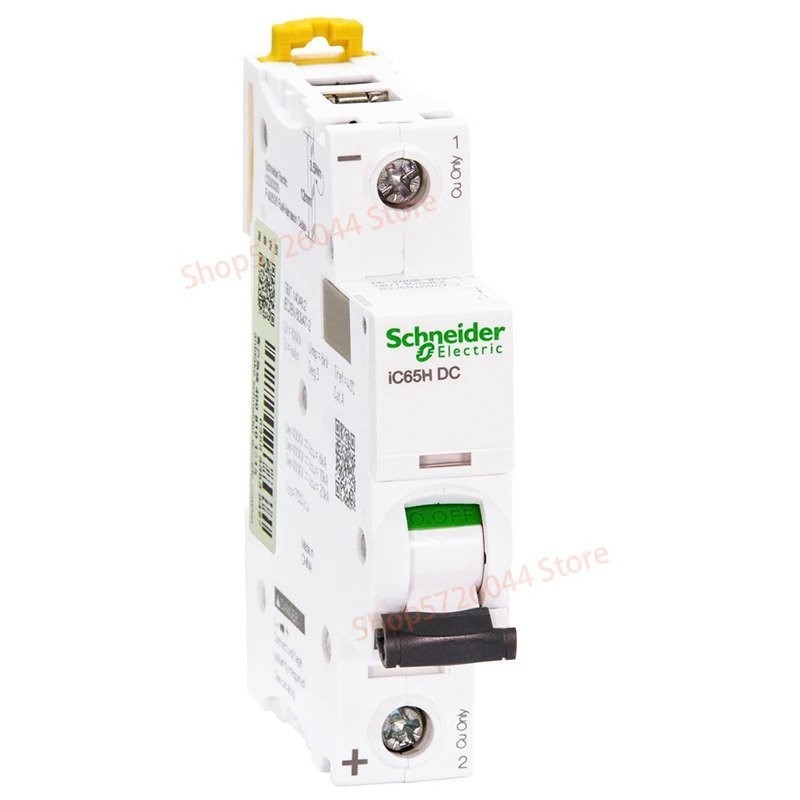 Schneider Acti9 iC65N DC circuit breaker 1P C 2A 3A 4A 6A 10A 16A 20A 25A 32A 40A 50A 63A ...