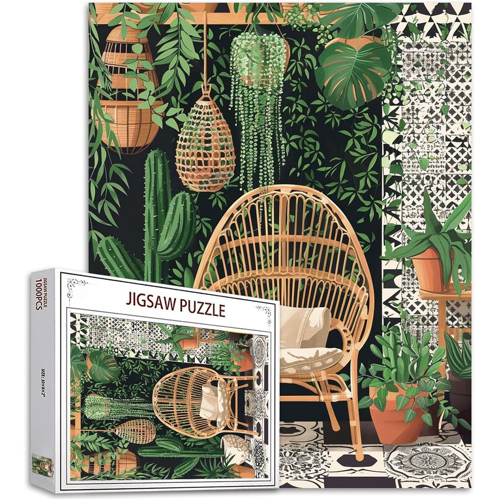 Various Potted Plants Jigsaw Puzzles for s 1000 Pieces Cacti ...