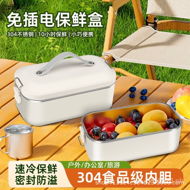 Fresh Locking Ice Box No Plug-in Refrigeration Long-lasting Outdoor ...