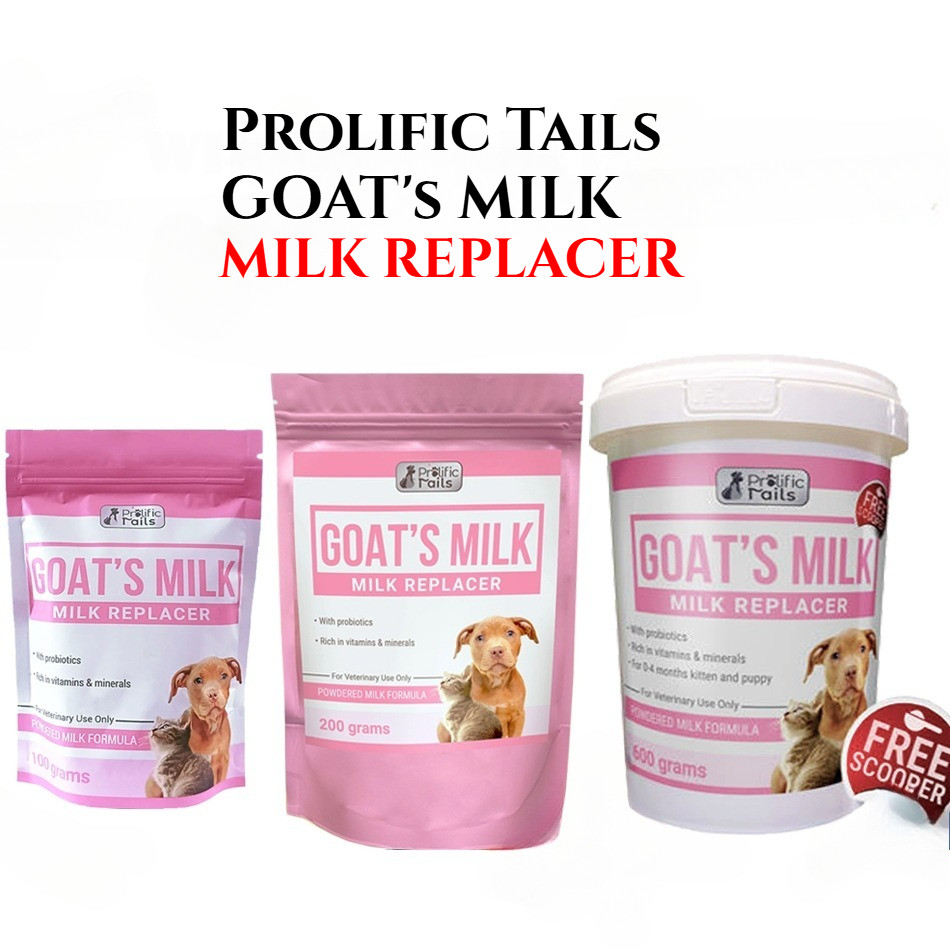 Prolific Tails GOAT'S MILK (Milk Substitute) | Shopee Philippines