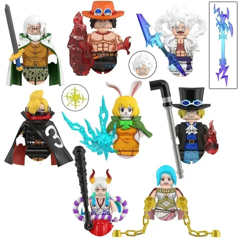 Featured Product Luffy Zorro Ace Yamato Sanji Sabo Building Blocks ...