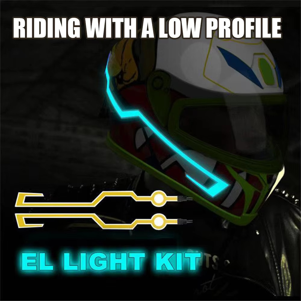 Premium Motorcycle Helmet LED light Strip Luminous Helmet Strip ...