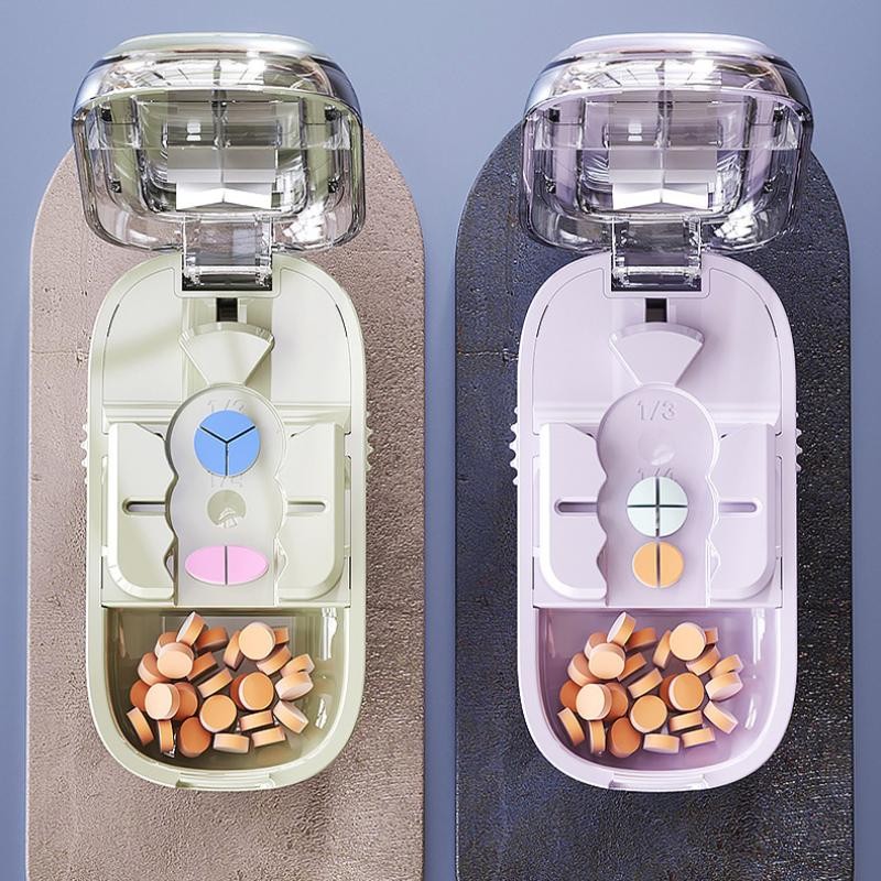 TRTOP 3in1 Medicine Cutter Precise Cutting Into Half / Third / Quarter ...