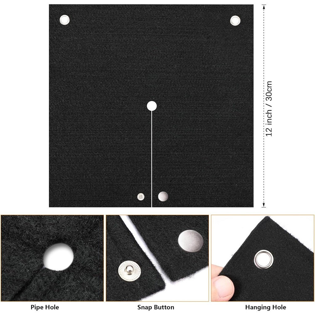 Welding Blanket Fireproof Mat,2 Packs Opening Shape Heat Shield Mat ...