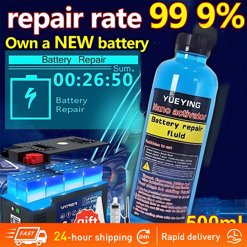 Battery repair fluid 500ml Used in motorcycles and cars Battery Life ...