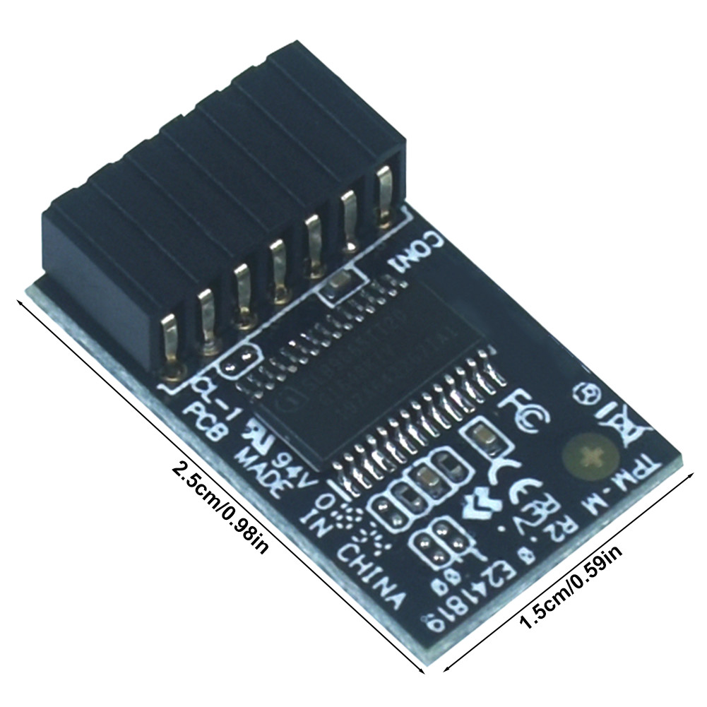 For Asus TPM-M R2.0 TPM Module LPC 14-1 Pin The Trusted Platform (TPM ...