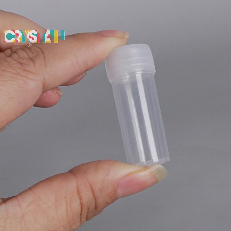 Crystal- 20Pcs 5ml Plastic Bottle Vials Medicine Pill Liquid Storage ...