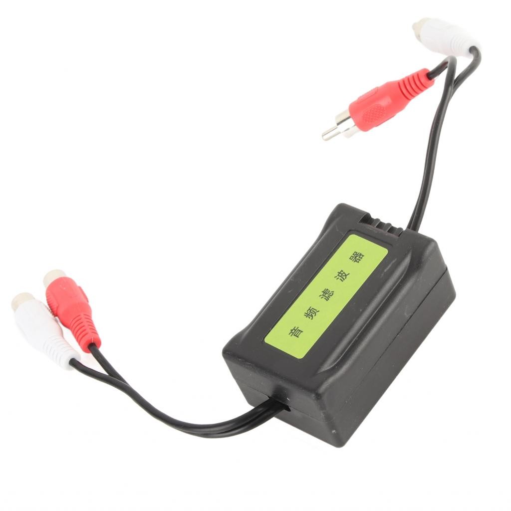 Ground Loop Isolator Small Compact Radio Noise Filter RCA Male Female ...