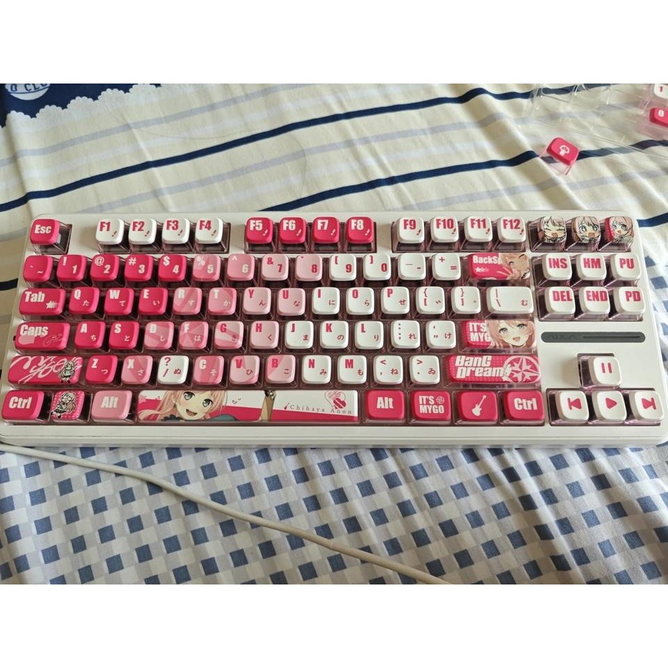 MYGO Keycaps 120 Keys OEM Profile PBT+PC Sublimation Four-sided ...