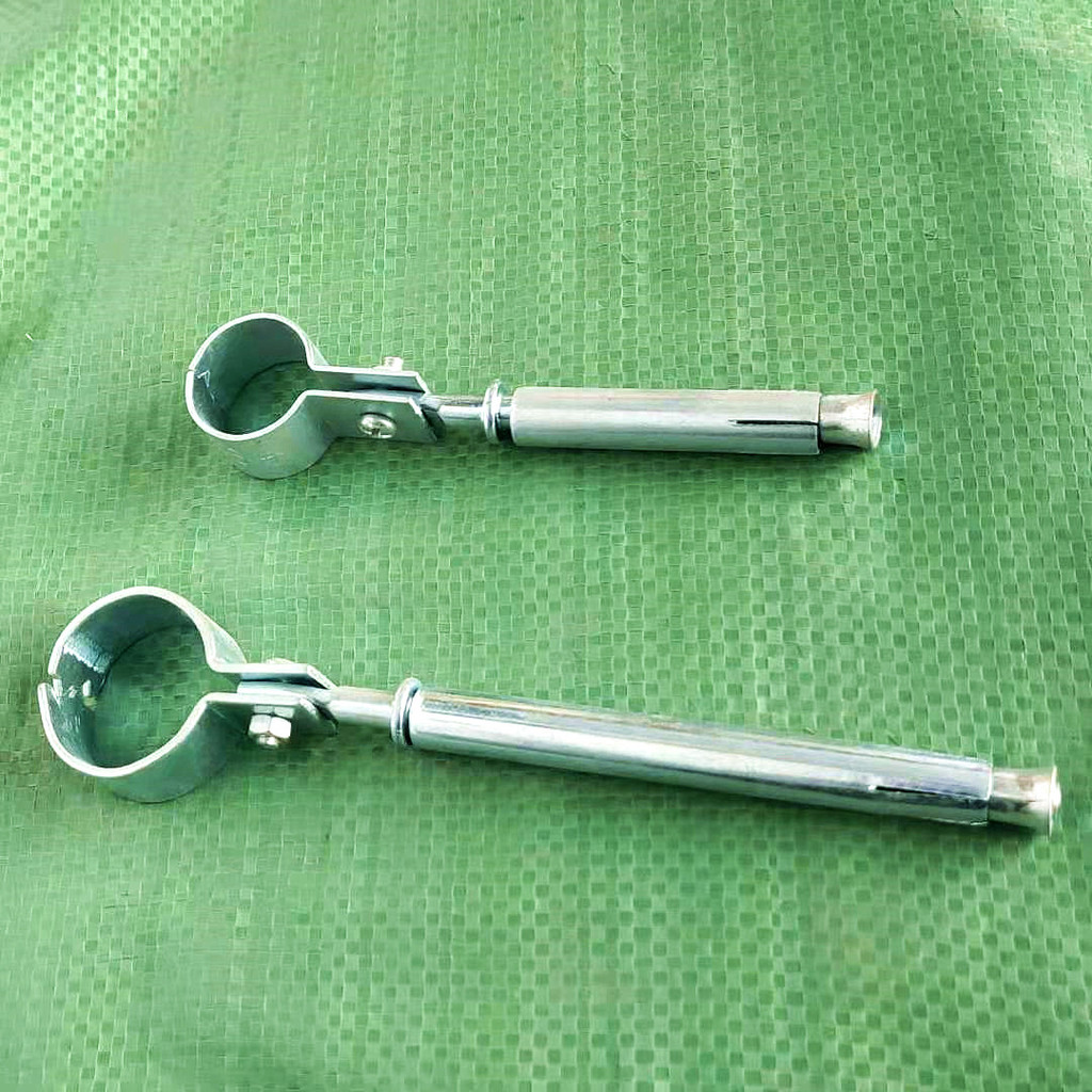 Galvanized Expansion Screw Pipe Clamp Natural Pipeline Fixing Bracket ...