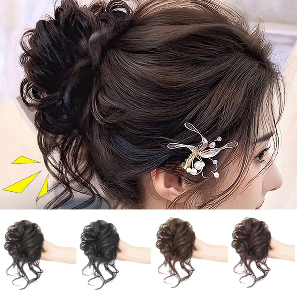 LYDIA1 Leather Model Wig Ring High Temperature Wire Messy Wig Curls ...