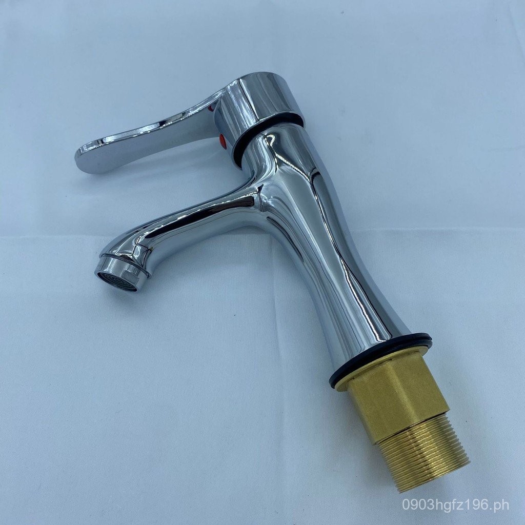 Faucet Roman Basin Laundry Sink Hot and Cold Faucet Single Handle Mixer ...