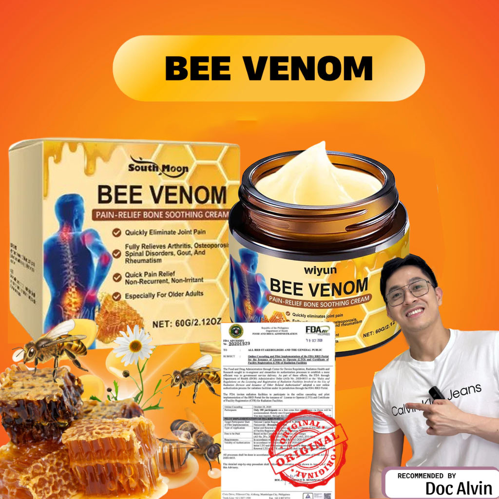 Bee Venom Treatment Gel joint and bone cream gout ointment bone therapy ...