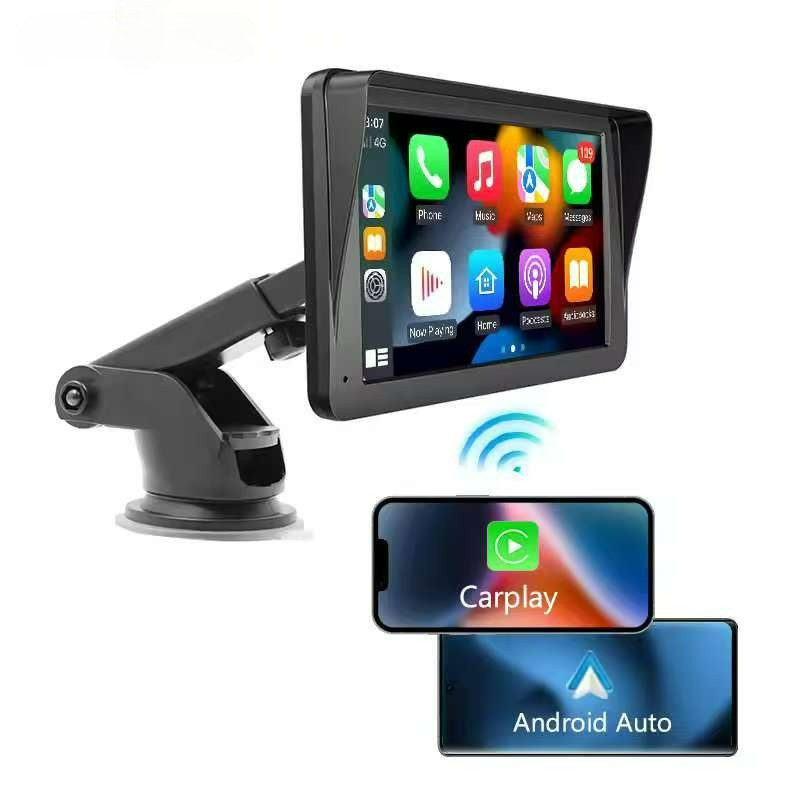 7 Inch Portable HD Car MP5 Smart Player Wireless Carplay Android Auto ...