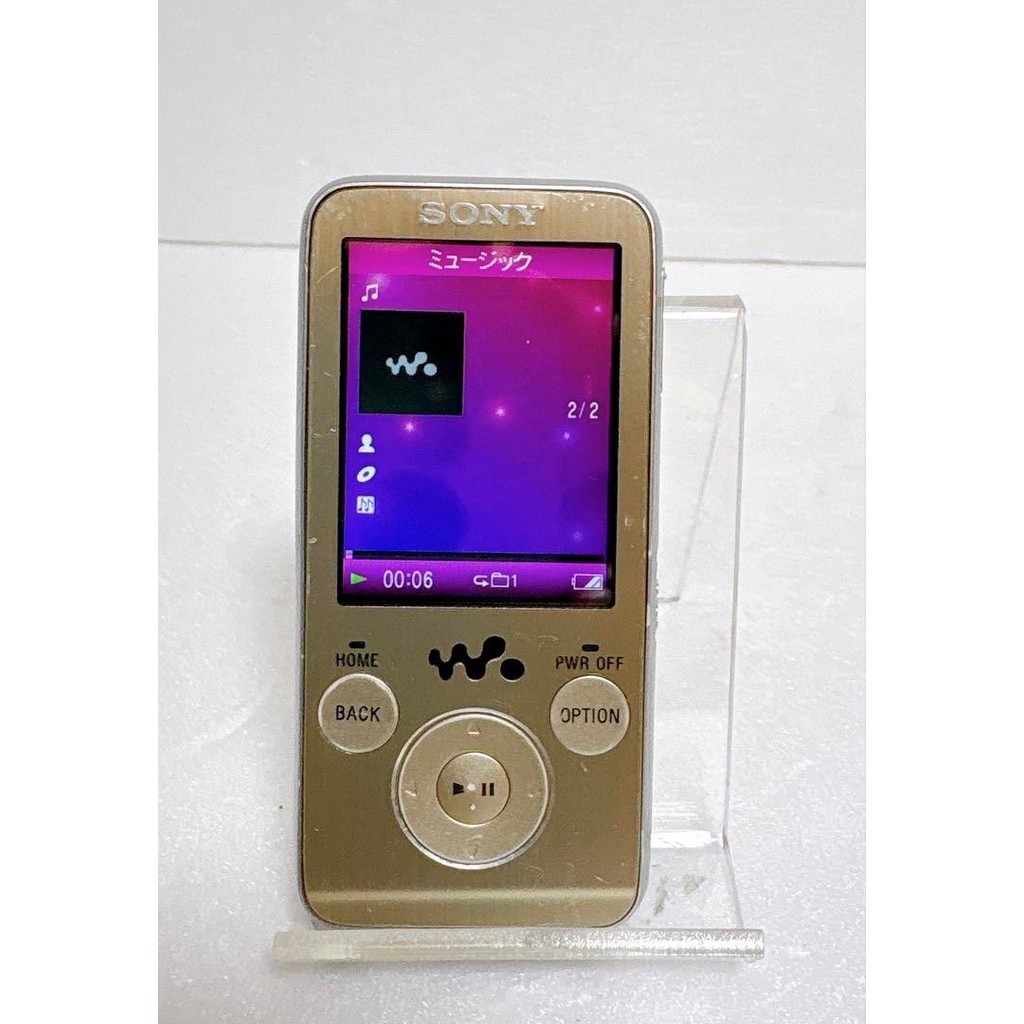 Used SONY WALKMAN NW-S738F 8GB Red "Anti-theft measures" | Shopee ...