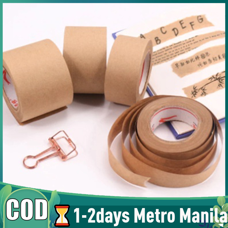 Kraft Matte WRITABLE Paper Tape Brown paper Tape gift packaging ...
