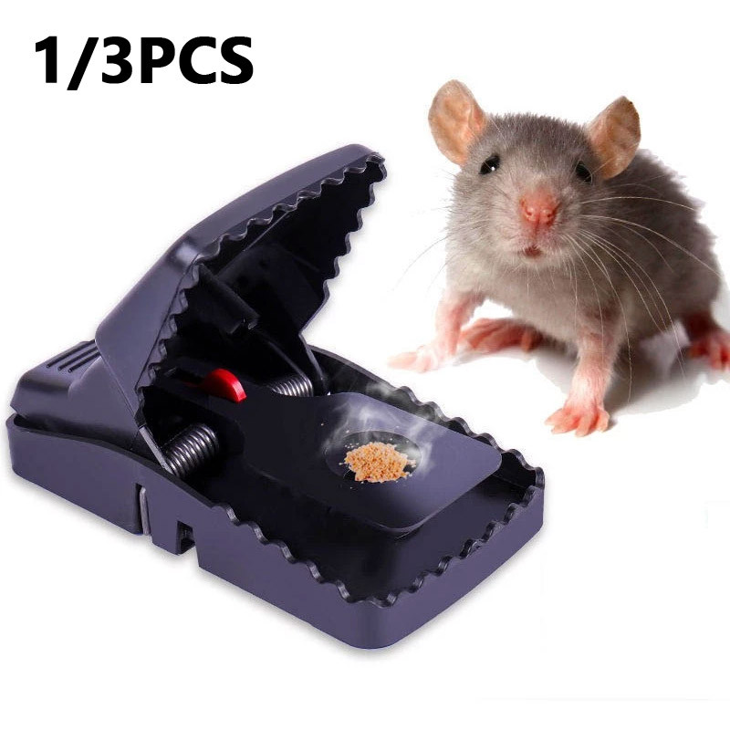 Reusable Rat Trap Catching Mice Mouse Mousetrap Spring Rodent Trap-easy ...