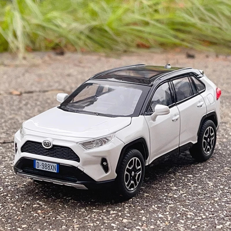 1:32 Toyotas RAV4 SUV Alloy Car Model Diecast Metal Toy Vehicles ...