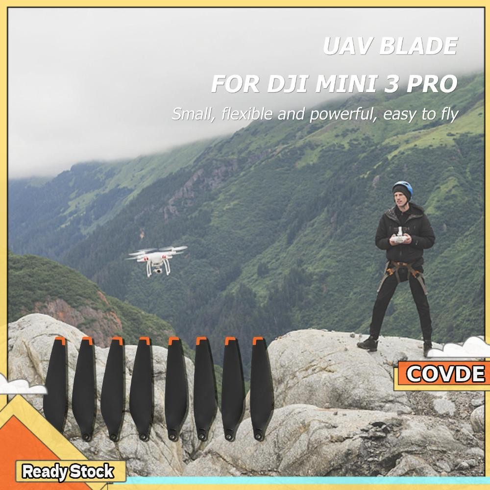 For DJI Mini 3 Pro 8pcs Propellers Drone Low-Noise Quick-Release Blades Props | Shopee Philippines