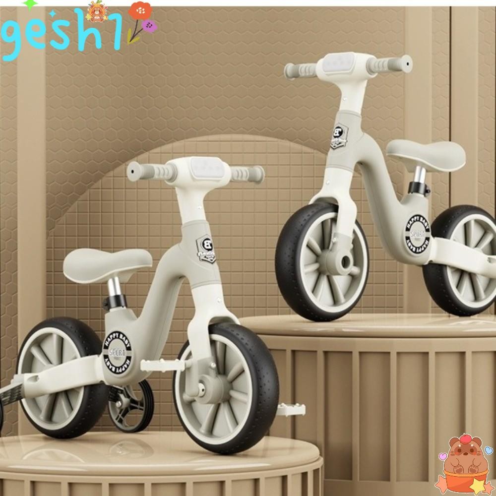 GESH1 Children's Balance Bike, 3-in-1 Adjustable Seat Toddler Balance ...