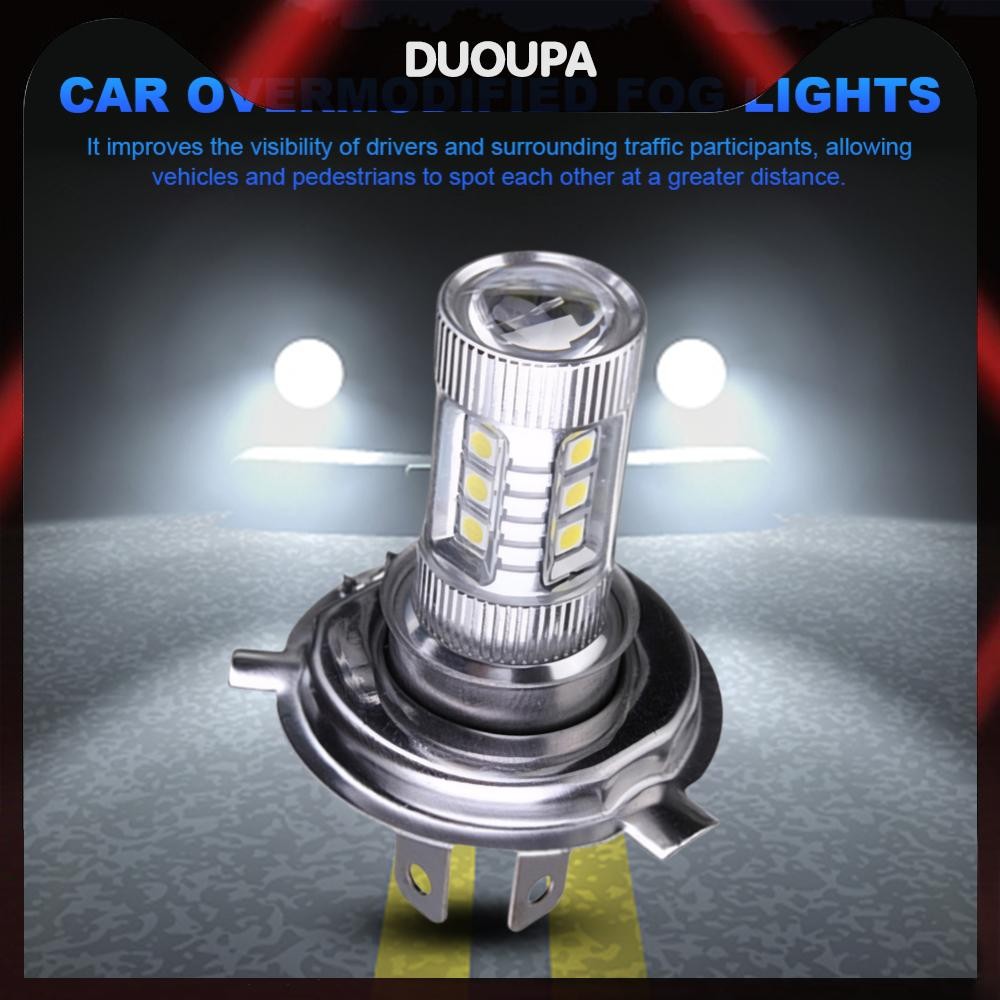 H4 Super White LED Headlight Bulb 6000-6500K High Low Beam LED ...