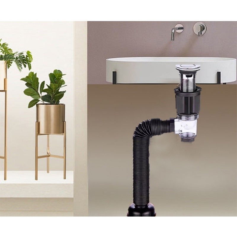 Wash Basin Drainage Pipe Sink Drain Pipe Bathroom Traps Sink Drain Pipe ...