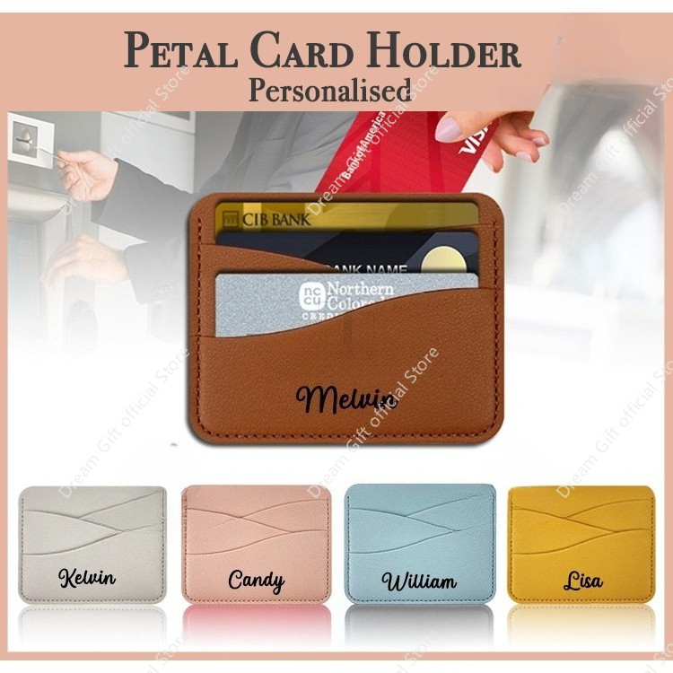 Personalised Petal Card Holder | Customised Gift | Christmas Gift ...