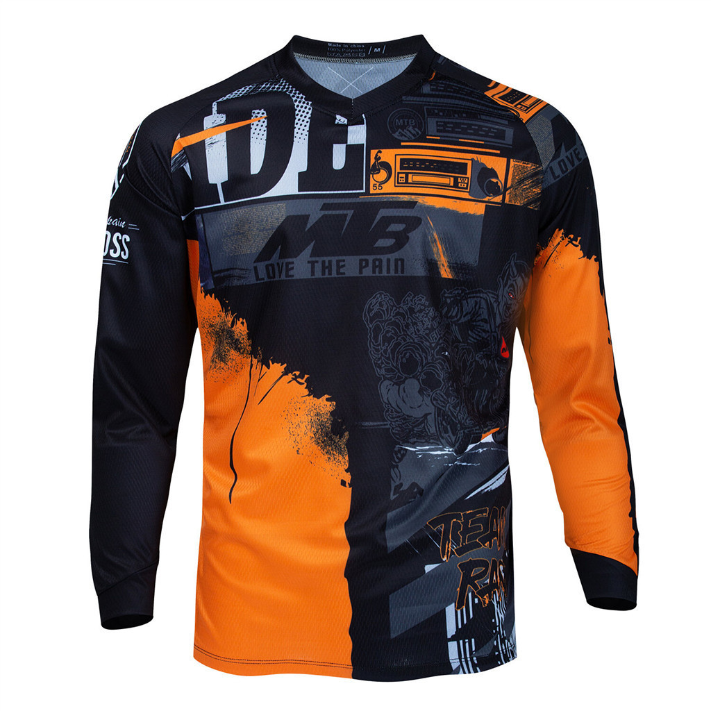 【Online】Fast dry long sleeve MTB single car jacket off-road hiking car ...