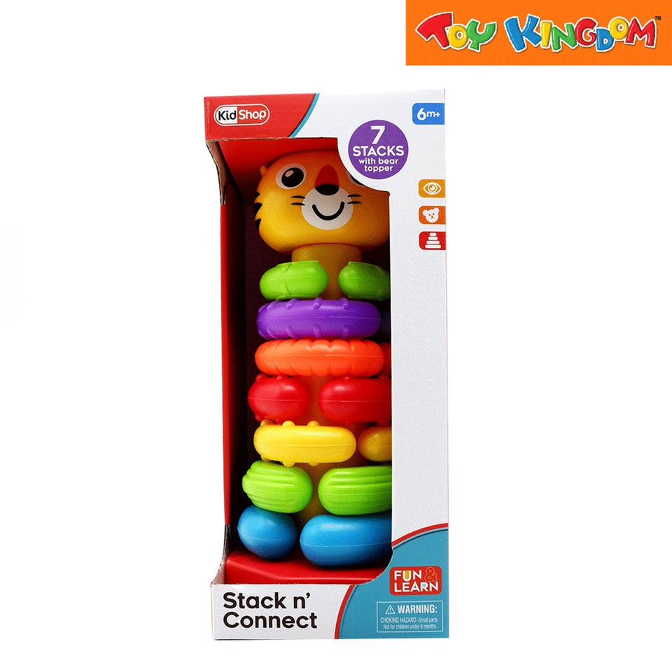 KidShop Stack 'n Connect Tiger Stacking Toy In Random Assortment ...
