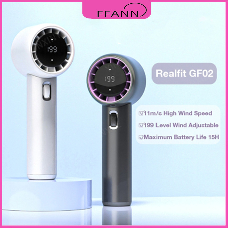 FFANN GF02 Handheld Violent Turbo Fan Cooling Air Conditioning USB Mini ...