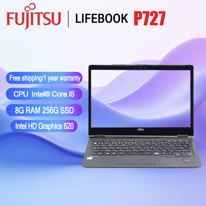 Fujitsu Lifebook P727 Laptop / Intel Core i5-7th Gen / 8GB RAM / 256GB ...