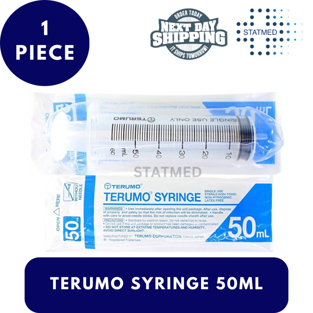 Terumo Syringe 50cc Sterile l 1 Piece | Shopee Philippines