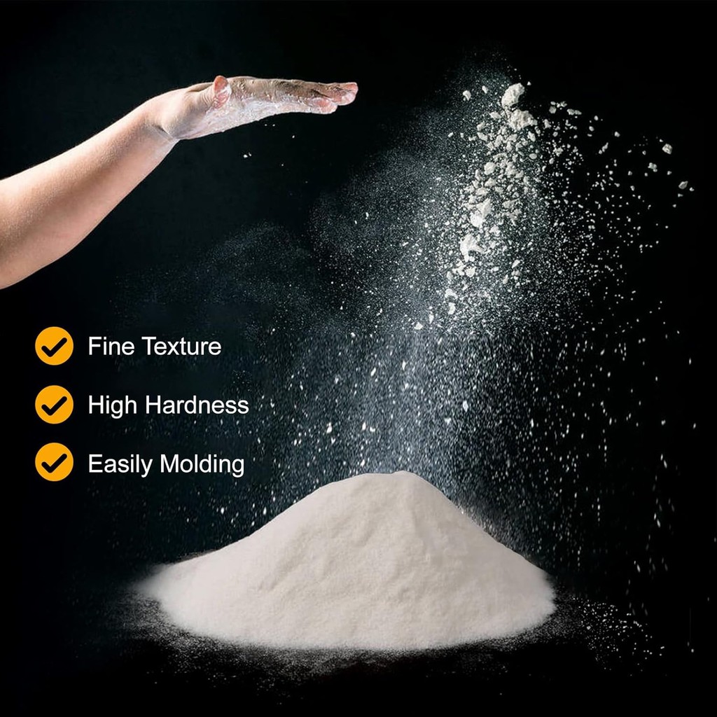 1LB Gypsum Powder, Plaster of Powder - Hand Mold Casting Kit Powder ...
