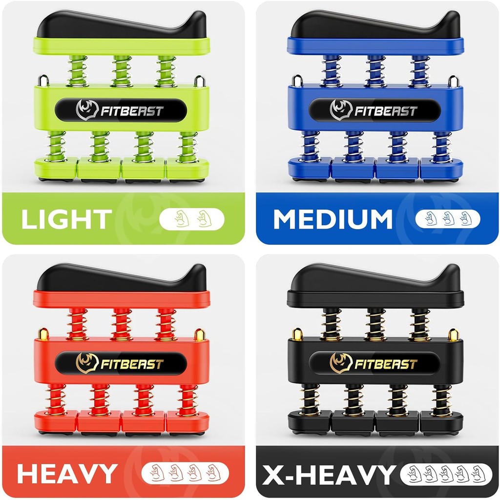 FitBeast Finger Strengthener, Finger Exerciser, Hand Exerciser for ...