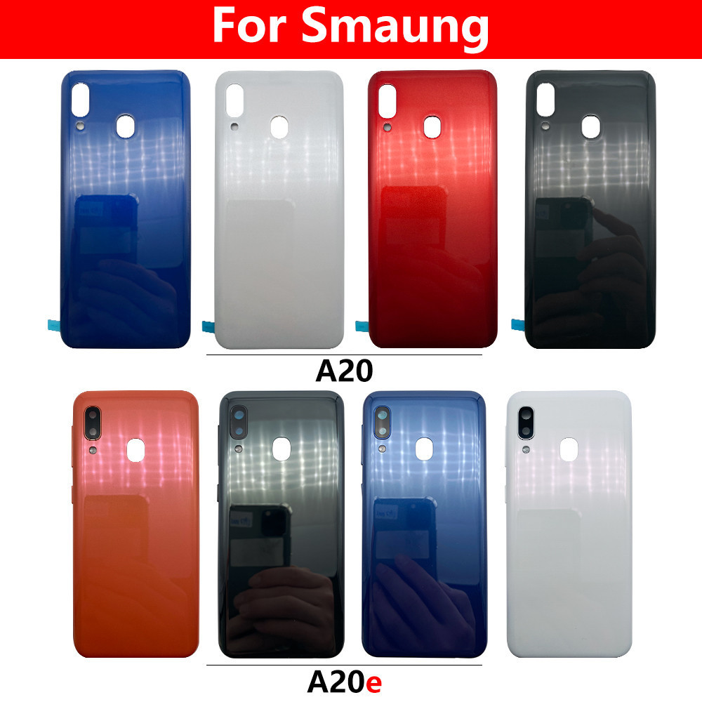 For Samsung Galaxy A20 A20E Original Back Glass Battery Cover ...