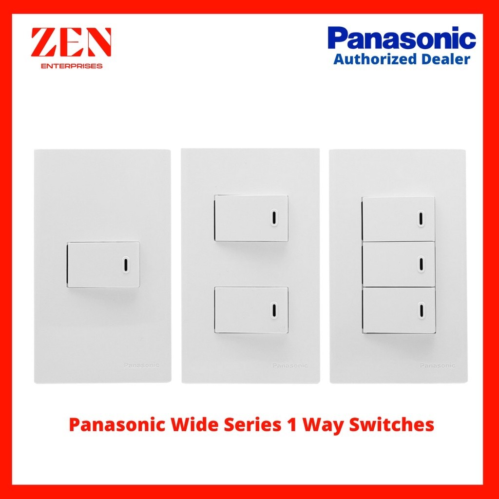 Pana sonic Wide Series 1 Way Switches WEG 5001 | Shopee Philippines