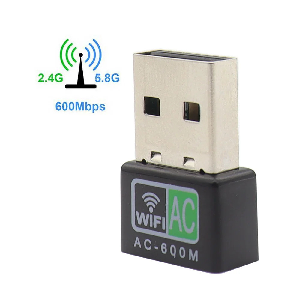 600Mbps USB Wifi Adapter Wi Fi Adapter 5ghz Antenna USB Ethernet PC Wi-Fi Adapter Lan Wifi ...