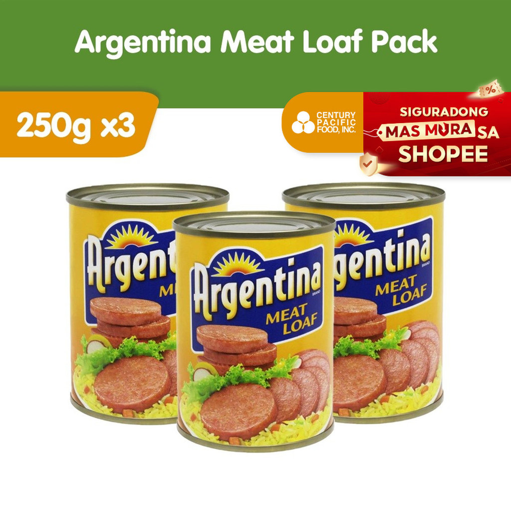 Argentina Meat Loaf 250g (Pack of 3) | Shopee Philippines