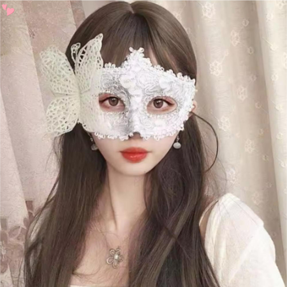 Prom Masks Butterfly Masquerade Mask Costume Lace Eye Mask Carnival ...