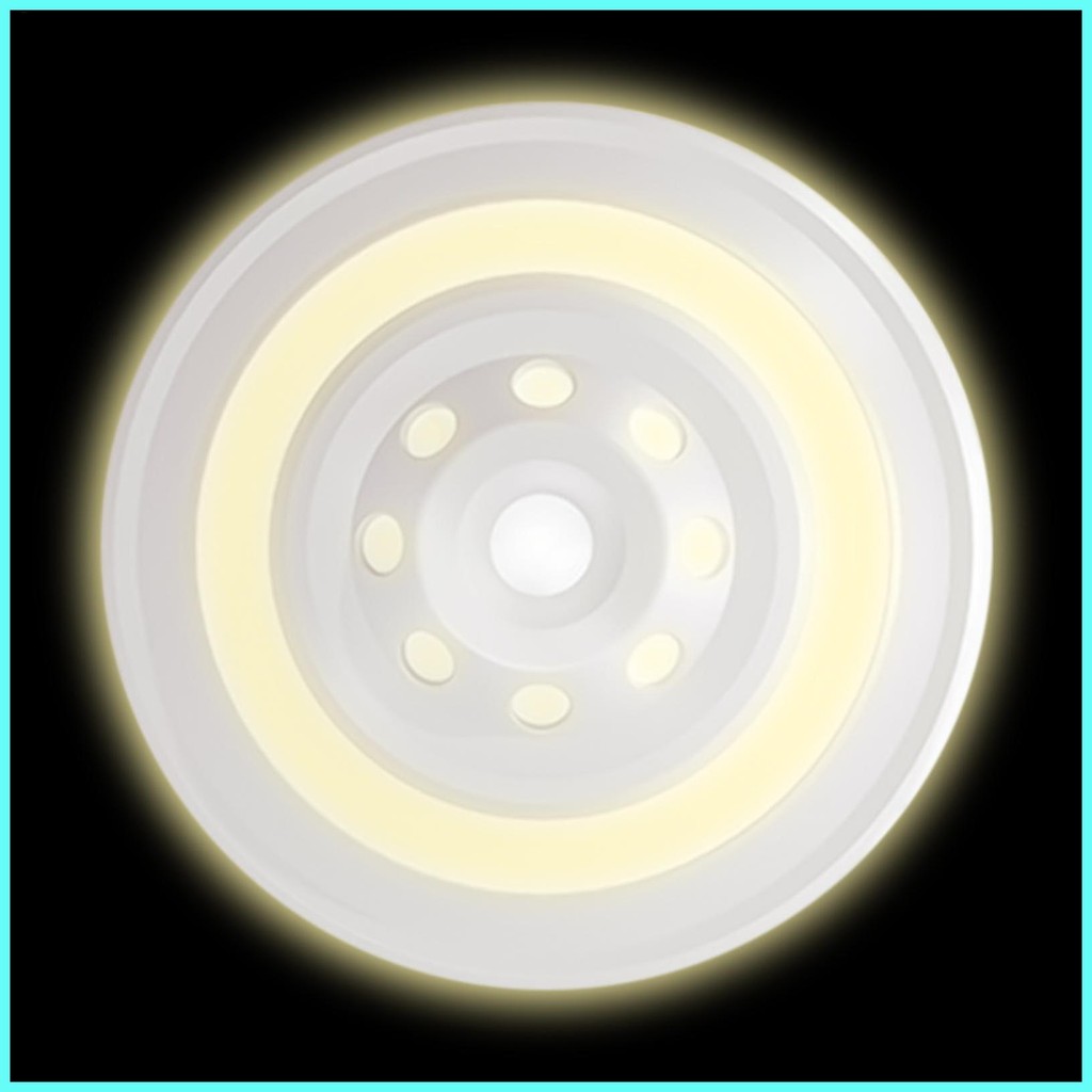 Magnetic Motion Sensored Lights Flat Disc Design Led Under Cabinet ...