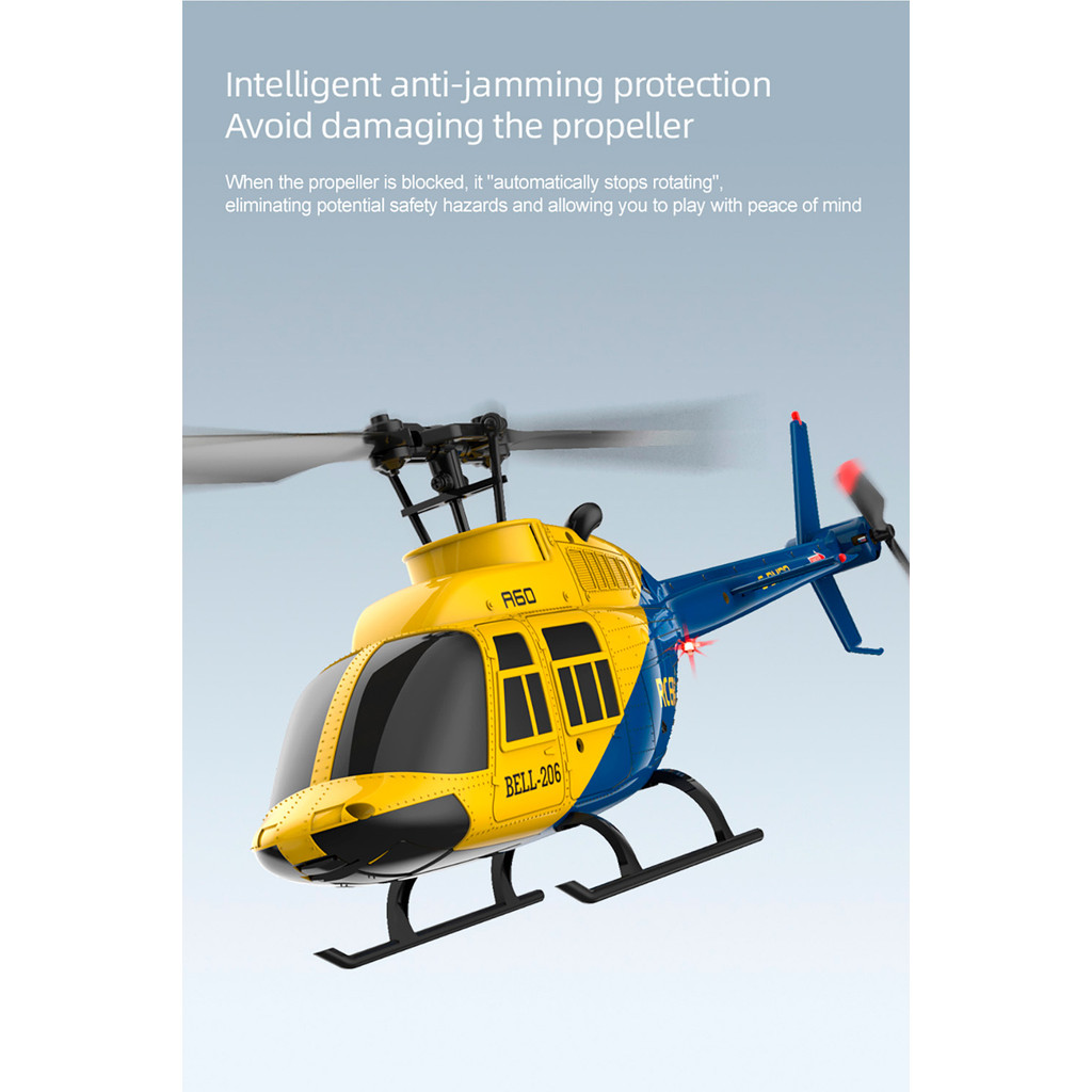 RC ERA A60 4CH Helicopter 1/42 Scale BELL-206 Optical Flow Positioning ...
